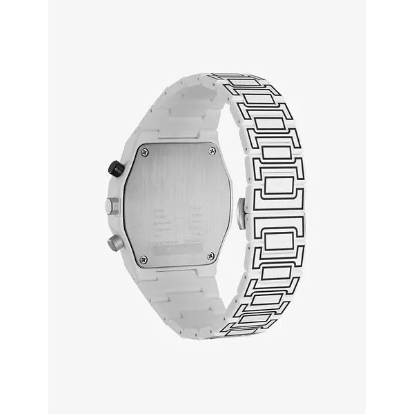 D1 MILANO Polychrono Sketch Polycarbonate Watch 40.5mm - White