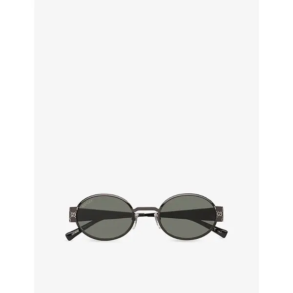 Gucci Gg1854s Round-frame Sunglasses - Silver
