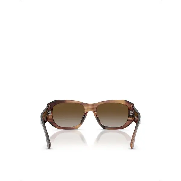 Chanel Ch5554 Rectangle Sunglasses - Brown