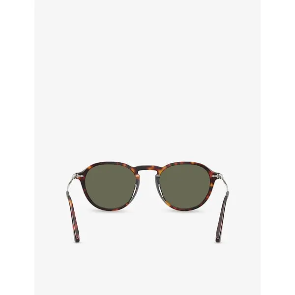 Persol Round-frame Sunglasses - Brown