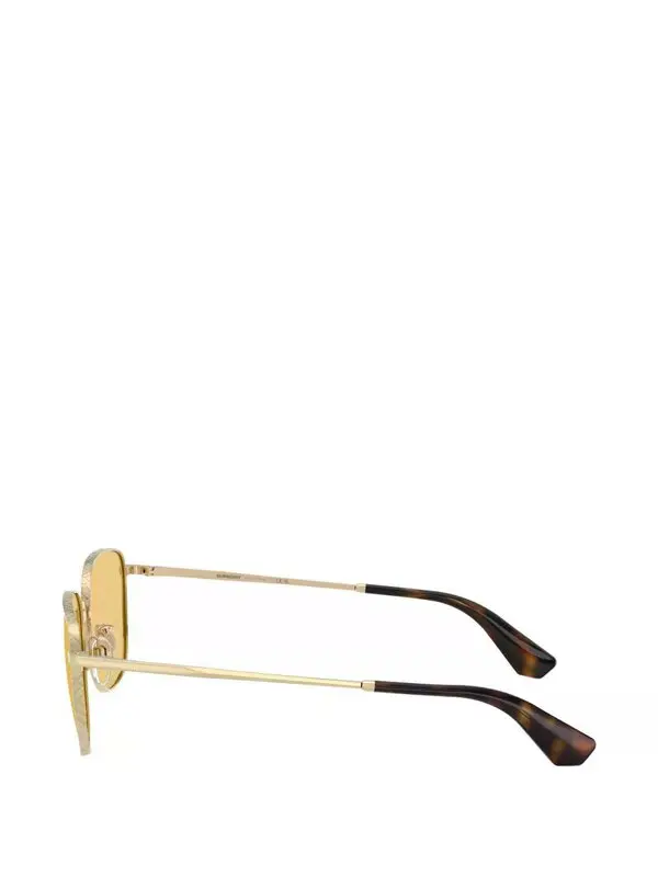 Burberry Square-frame Sunglasses - Gold