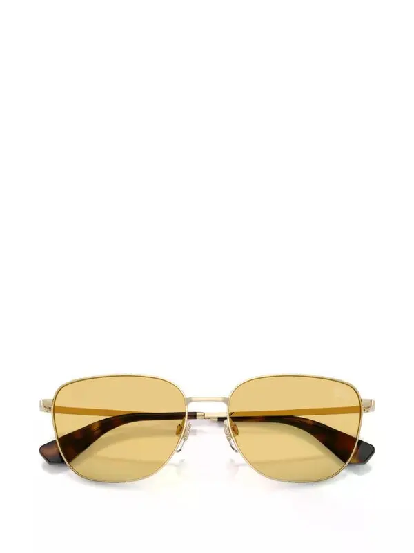 Burberry Square-frame Sunglasses - Gold