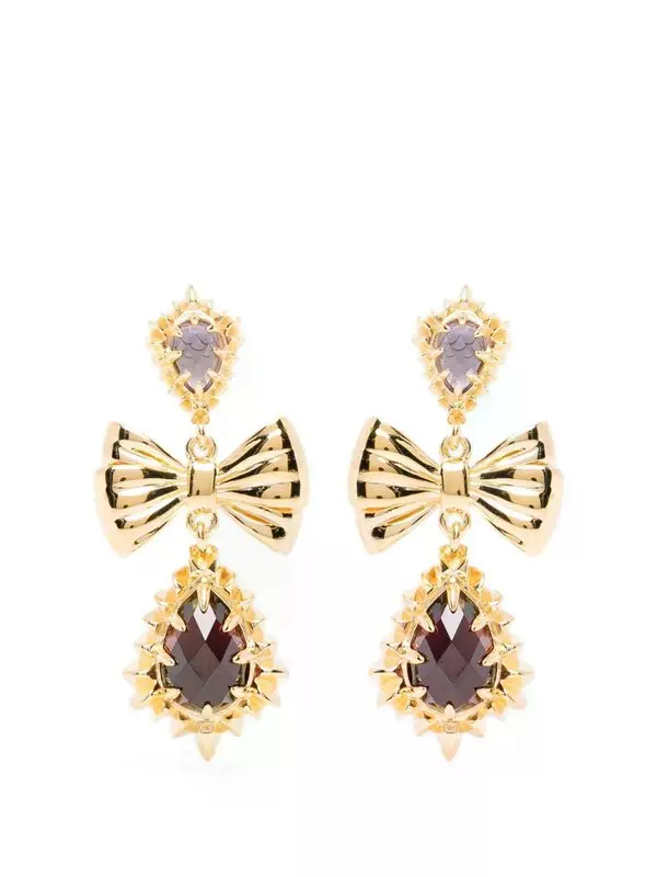 STOLEN GIRLFRIENDS CLUB Jagged Teardrop Earrings - Gold
