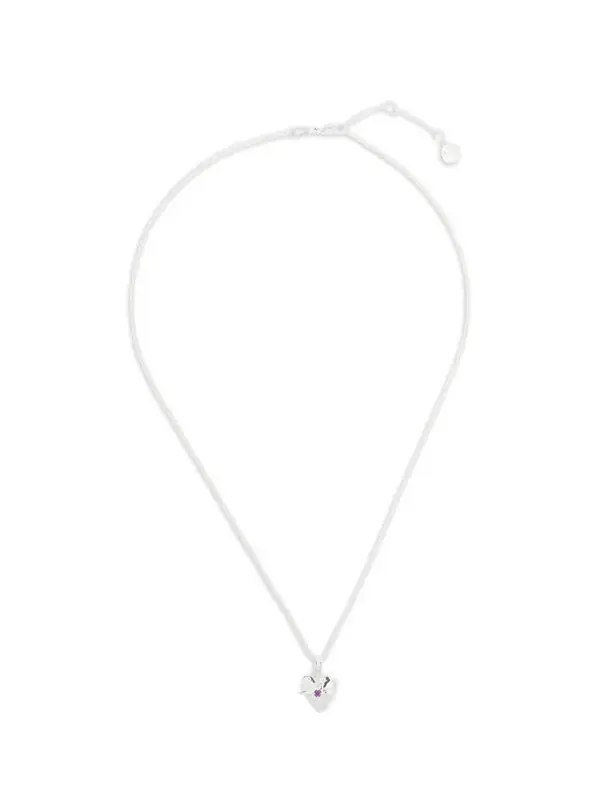 STOLEN GIRLFRIENDS CLUB February Heart Necklace - Silver