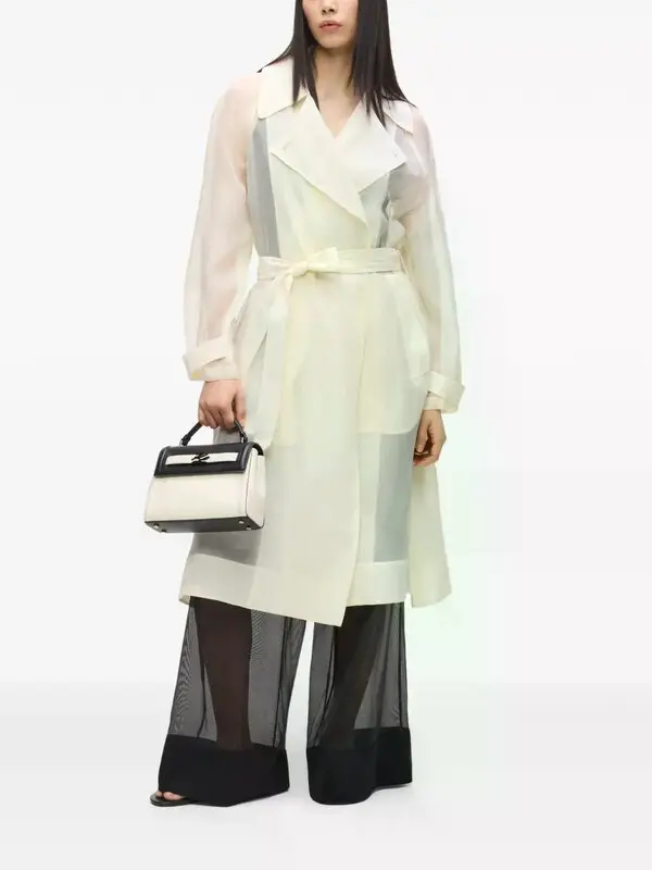 Karl Lagerfeld Organza Trench Coat