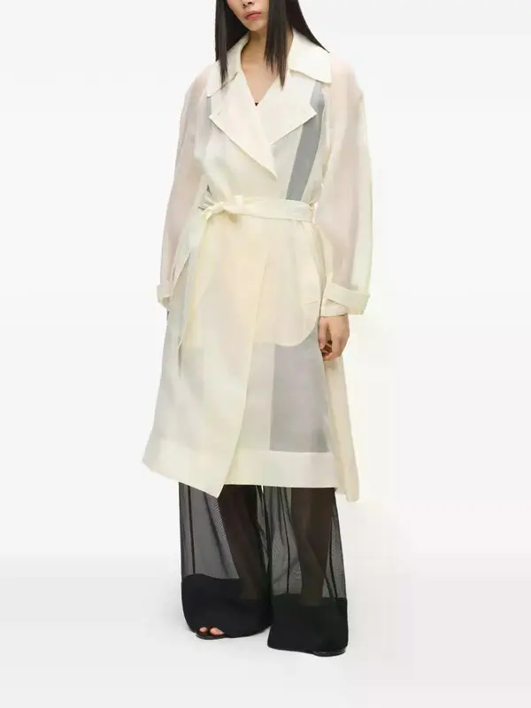 Karl Lagerfeld Organza Trench Coat