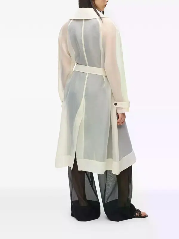 Karl Lagerfeld Organza Trench Coat