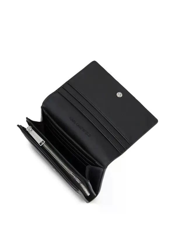 Karl Lagerfeld Medium K/autograph Bifold Wallet - Black