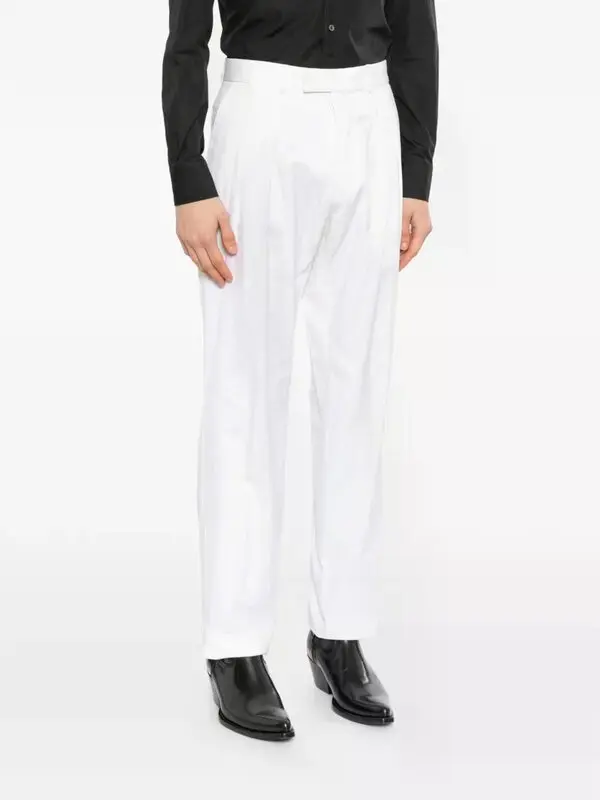 TOM FORD Pleated Trousers - White
