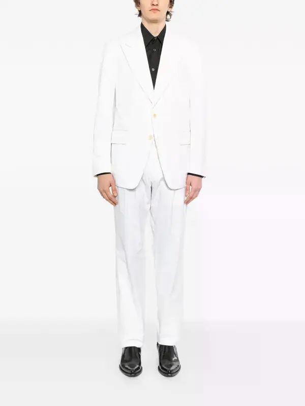 TOM FORD Single-breasted Blazer - White