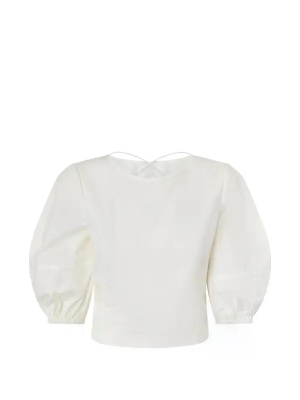 Pinko Puff Sleeve Blouse - White