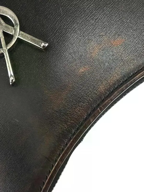 Saint Laurent 2018 Love Heart Leather Shoulder Bag - Black