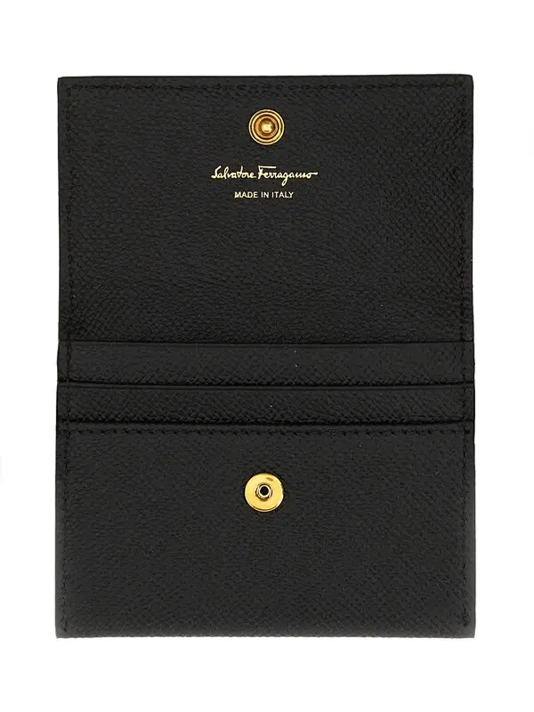 FERRAGAMO Card Holder Hooks - Black