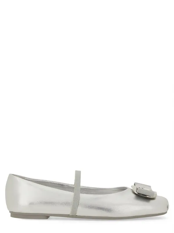 FERRAGAMO Ballet Flats - Silver