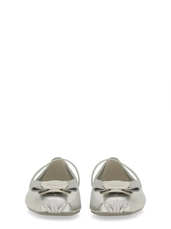 FERRAGAMO Ballet Flats - Silver