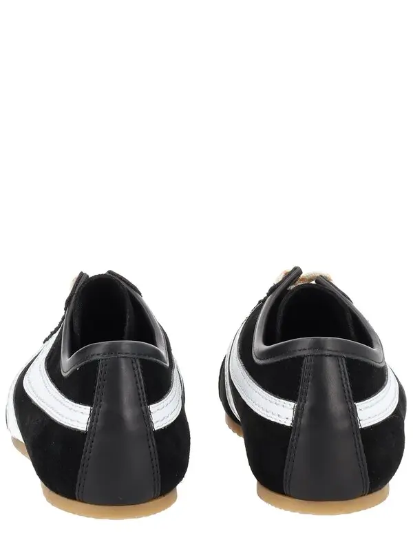 Dries Van Noten Suede Lace Up Sneakers - Black