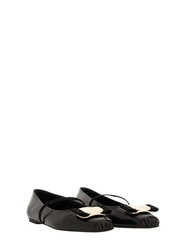 FERRAGAMO Dancer Zina Ballerinas - Black