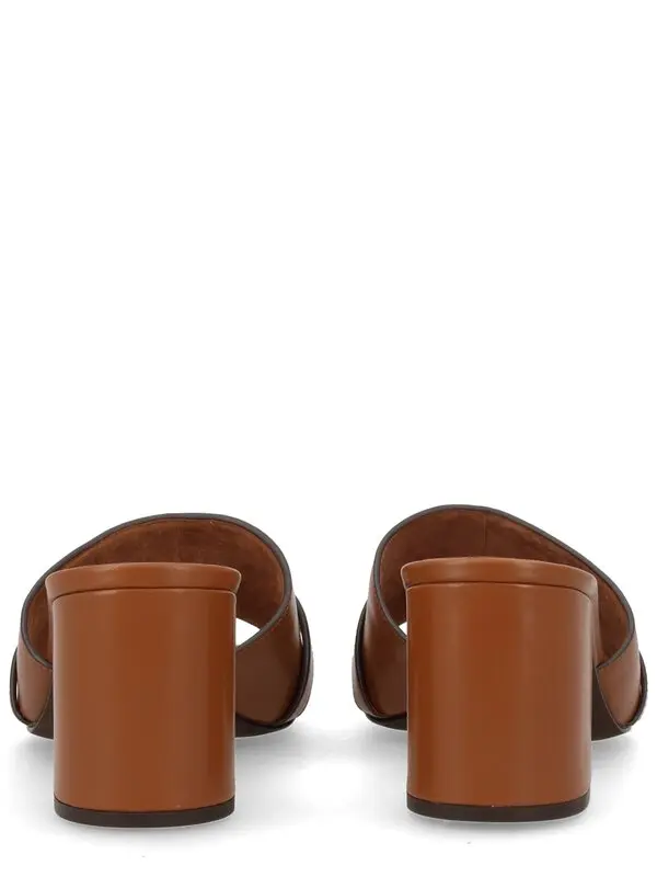 Tory Burch Leelee Sandal Mule - Brown
