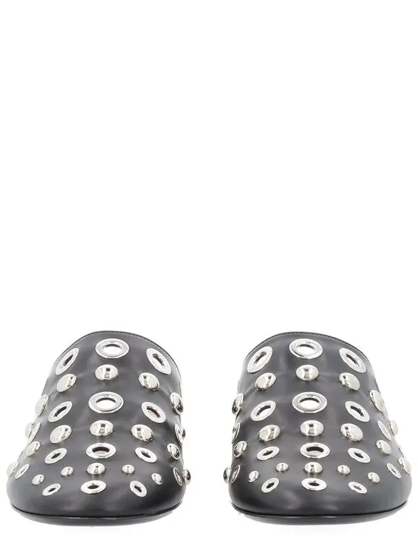 Premiata Leather Studded Slippers