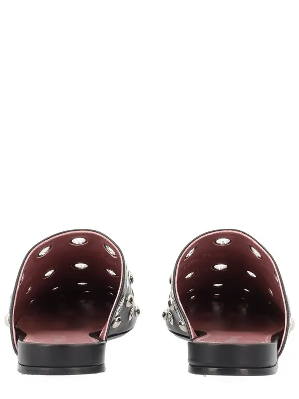 Premiata Leather Studded Slippers