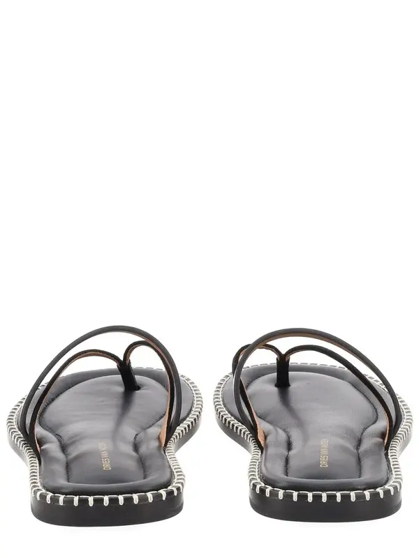 Dries Van Noten Leather Sandals