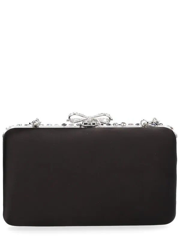 SELF-PORTRAIT Crystal Chainmail Clutch - Multicolour