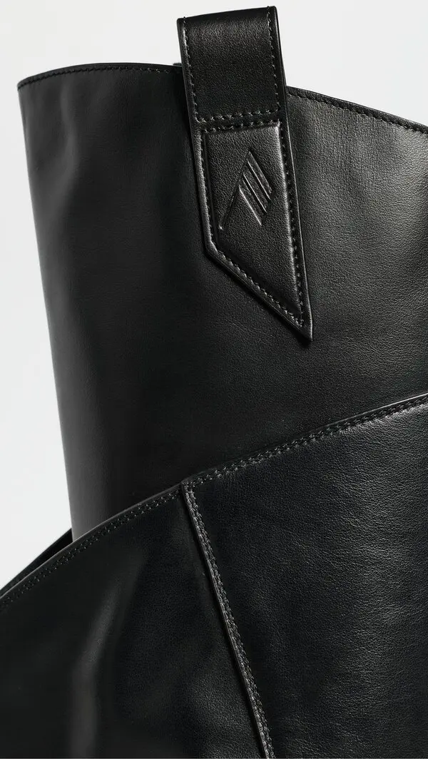 Attico Passeggiata Combat Boots - Black