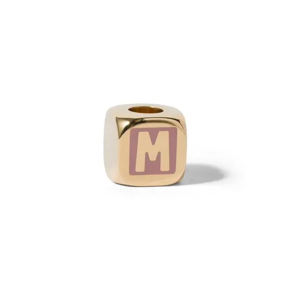 Miu Miu Enameled Metal Dice Charm - Orchid Pink