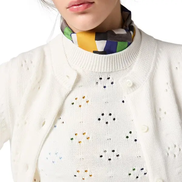 Miu Miu Cotton Crew-neck Sweater