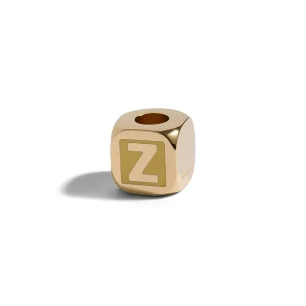 Miu Miu Enameled Metal Dice Charm - Vanilla