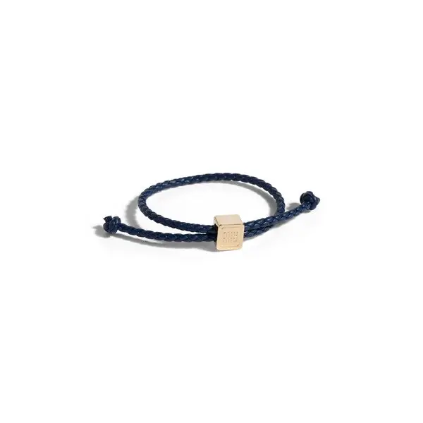 Miu Miu Leather Bracelet - Bluette