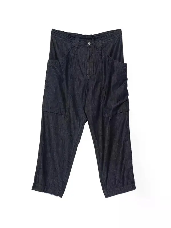Yohji Yamamoto 6oz Twill Denim Pants - Blue