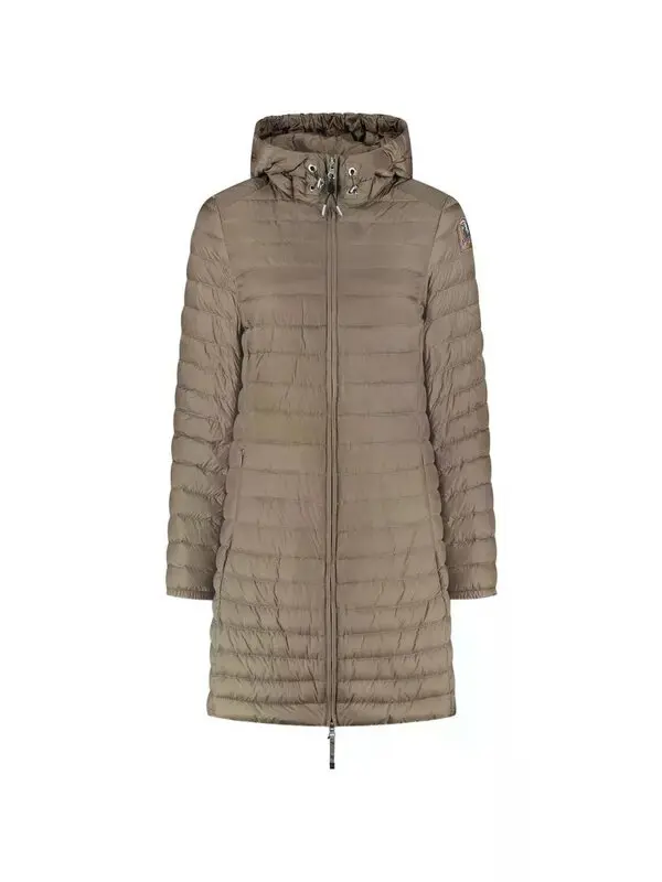 PARAJUMPERS Meredith Hooded Quilted Jacket - Brown