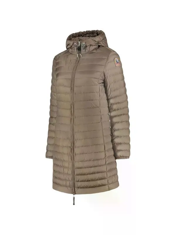 PARAJUMPERS Meredith Hooded Quilted Jacket - Brown