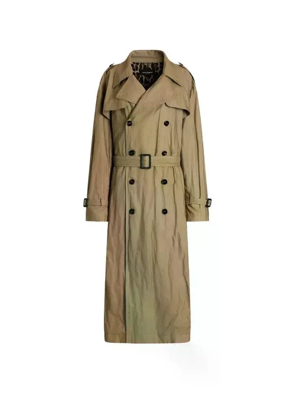 Dolce & Gabbana Belted Double-breasted Trench Coat