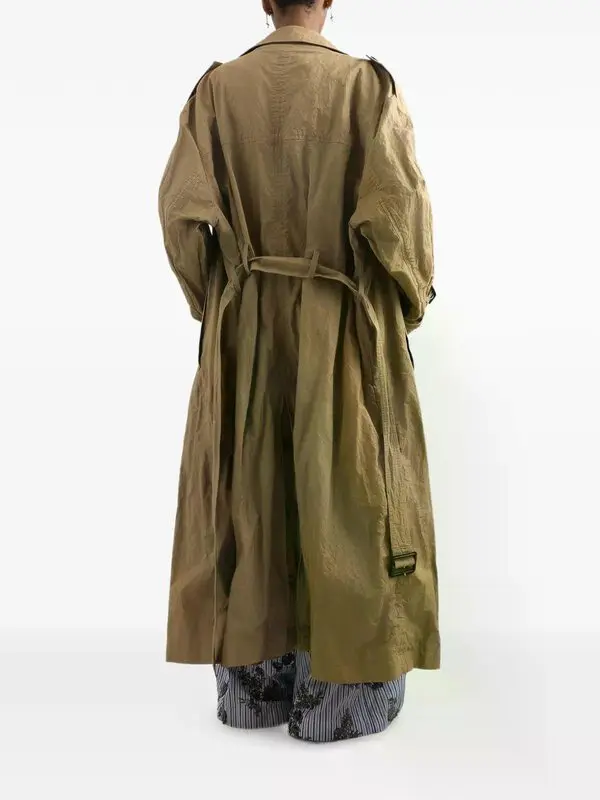 Dolce & Gabbana Belted Double-breasted Trench Coat