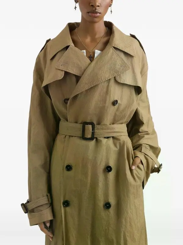 Dolce & Gabbana Belted Double-breasted Trench Coat