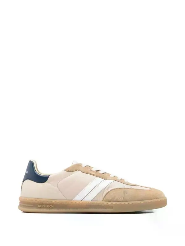 Woolrich Tennis Stripe Panelled Sneakers