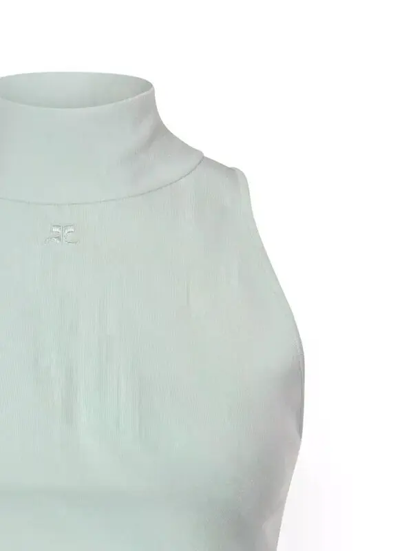 COURREGES Heritage High-neck Sleeveless Jumper