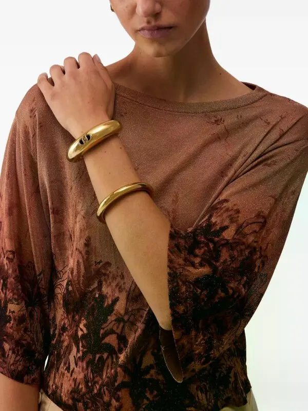 Liu Jo Printed Crew-neck Top
