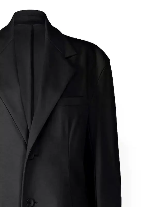 Issey Miyake Simple Ensemble Single-breasted Coat