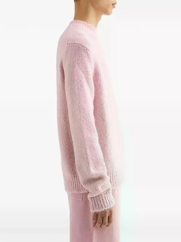 JIL SANDER Ribbed Crew Neck Sweater
