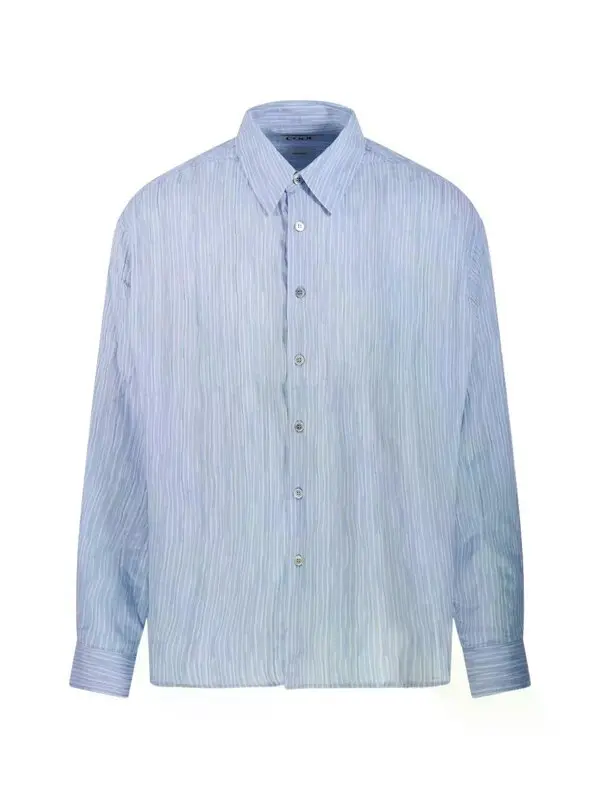COOR Striped-pattern Buttoned Shirt