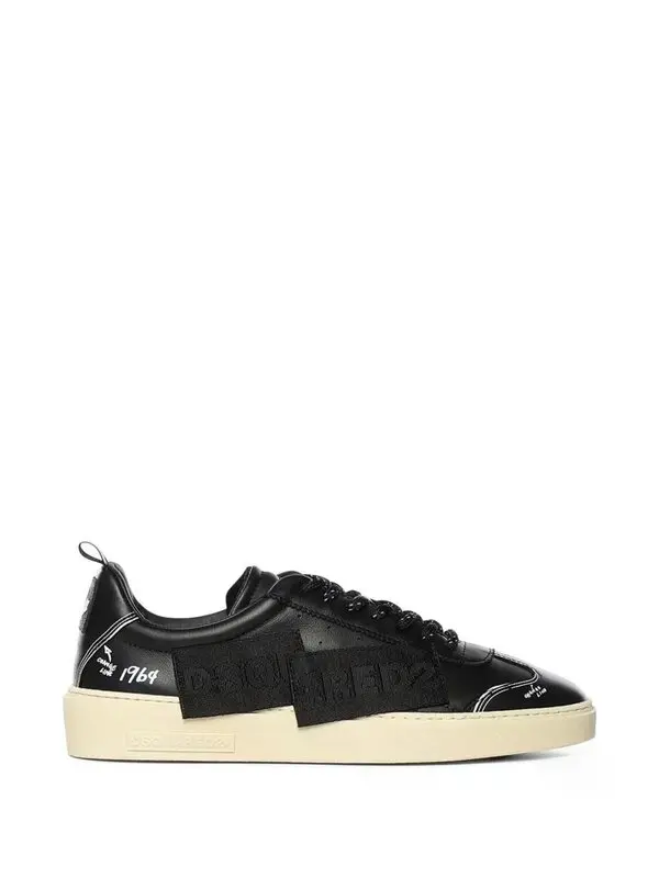 Dsquared2 Rider Lettering Appliqué Sneakers
