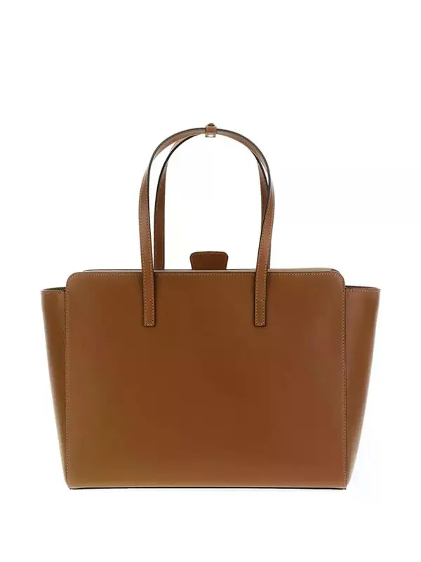 HIDESINS Flap Leather Tote - Brown