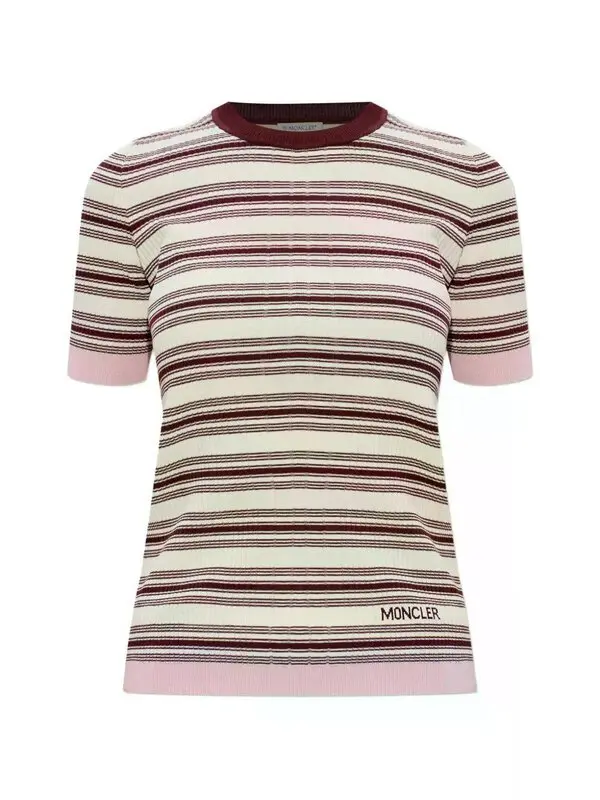 Moncler Striped Knitted T-shirt