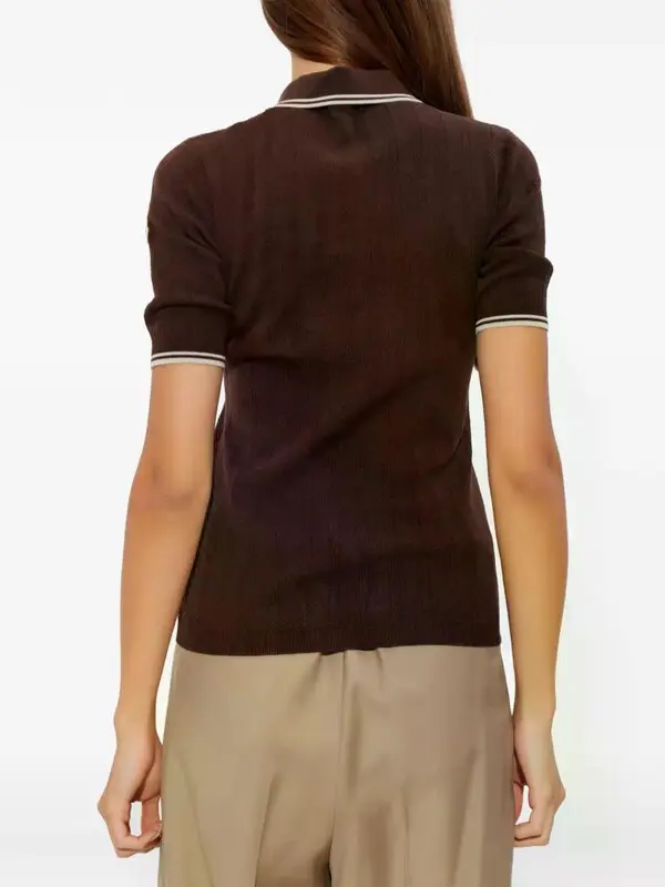 Moncler Buttoned Polo Top