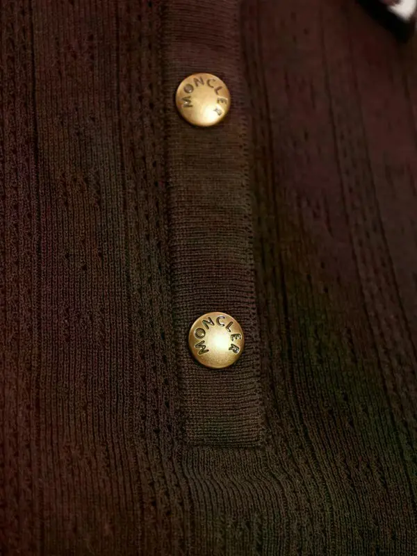 Moncler Buttoned Polo Top