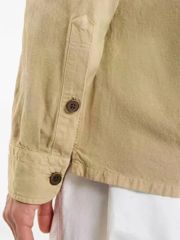 FAY Oversized-pocket Shirt - Neutrals