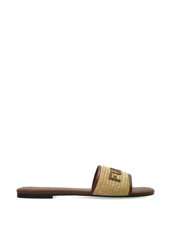Furla Logo Sliders - Neutrals